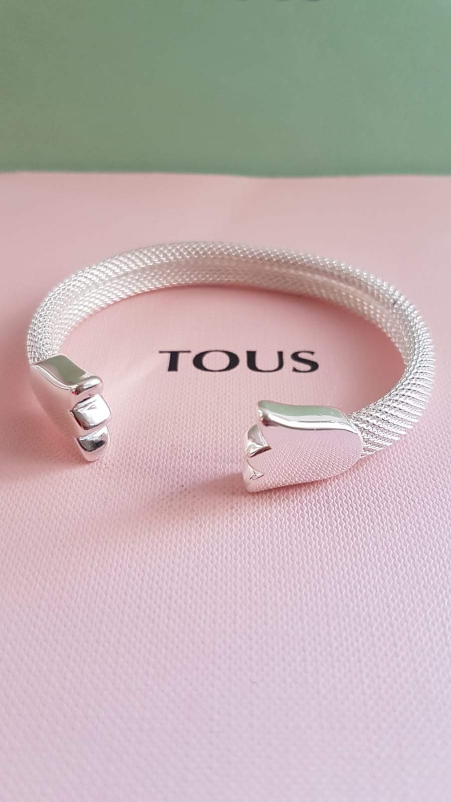 PULSERA PLATA MESH XL TULIPAN TOUS. - Aurylesly